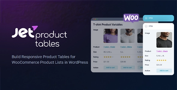 Buy JetProductTables: Just $15.00